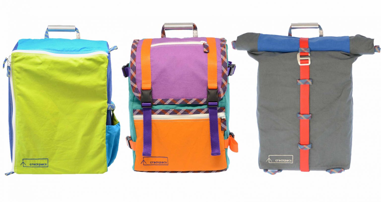 crackpacs | recycled backpacks