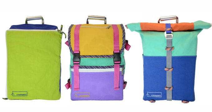 crackpacs | recycled backpacks