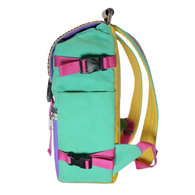 recycled backpacks - made from repurposed tents and climbing rope